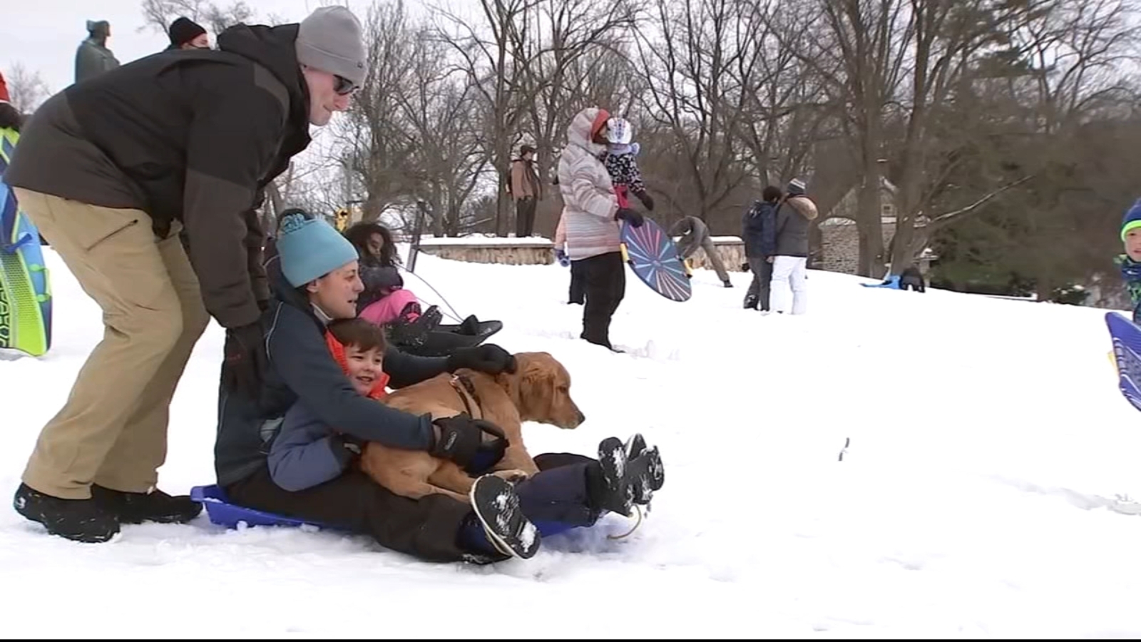 Pennsylvania snow: Chester County, Pa. kids make most out of rare snow ...