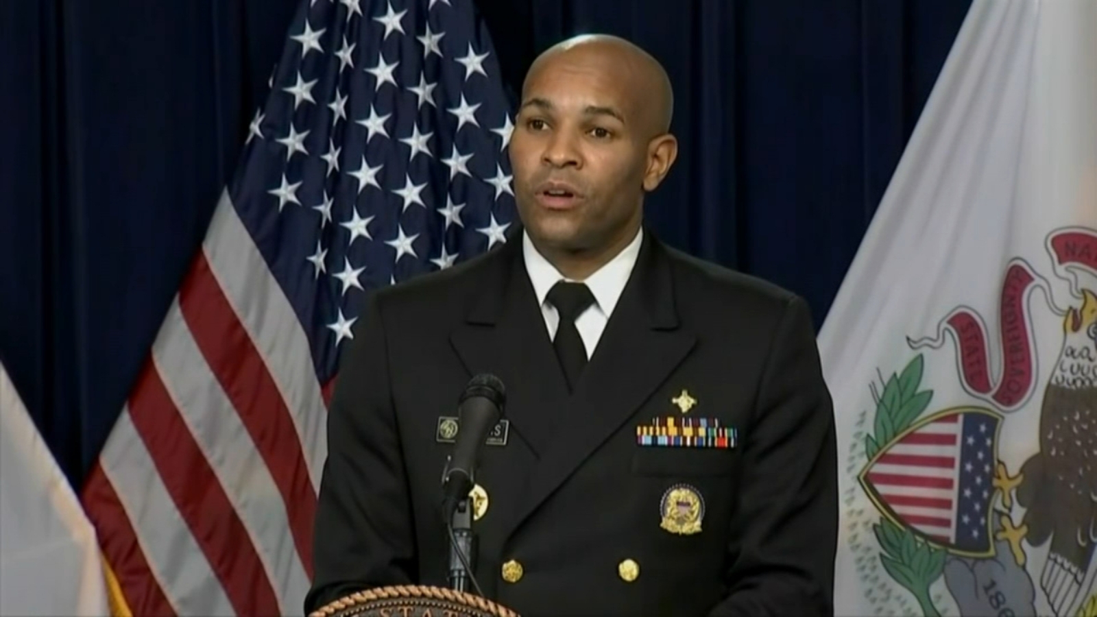 COVID-19 Illinois: US Surgeon General Jerome Adams visits Chicago as ...