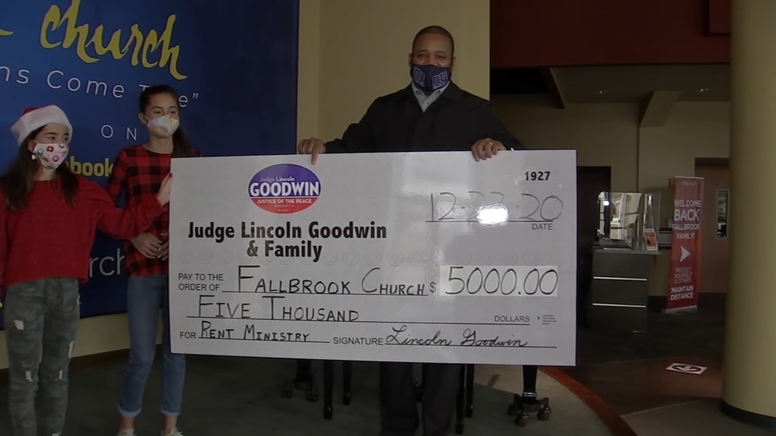 Harris County Judge Lincoln Goodwin donates $5,000 to help Houstonians ...