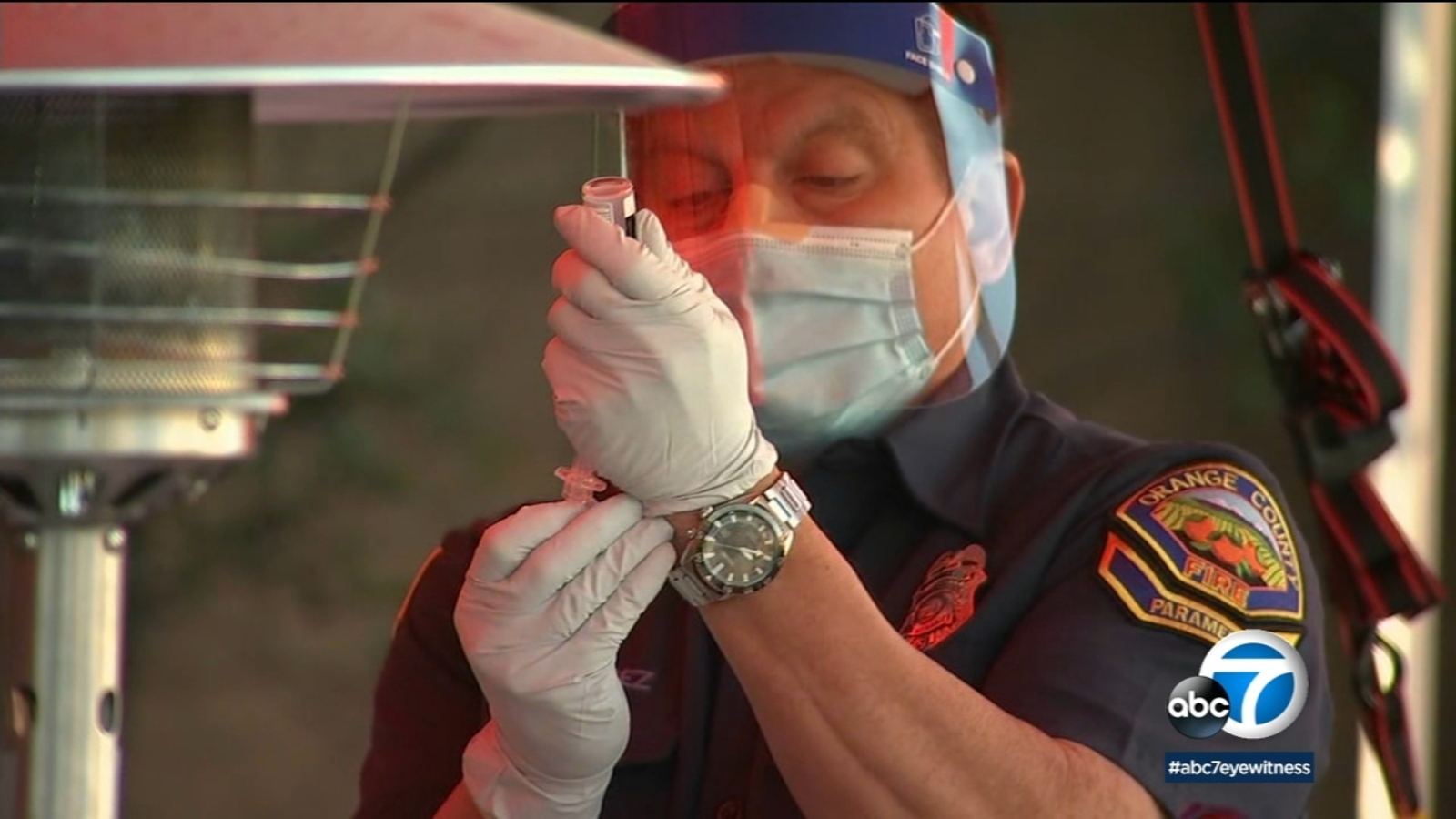 SoCal firefighters receiving COVID-19 vaccinations - ABC7 Los Angeles