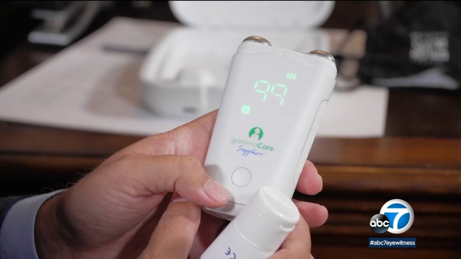 GammaCore hand-held device used to treat migraines helping COVID-19 ...