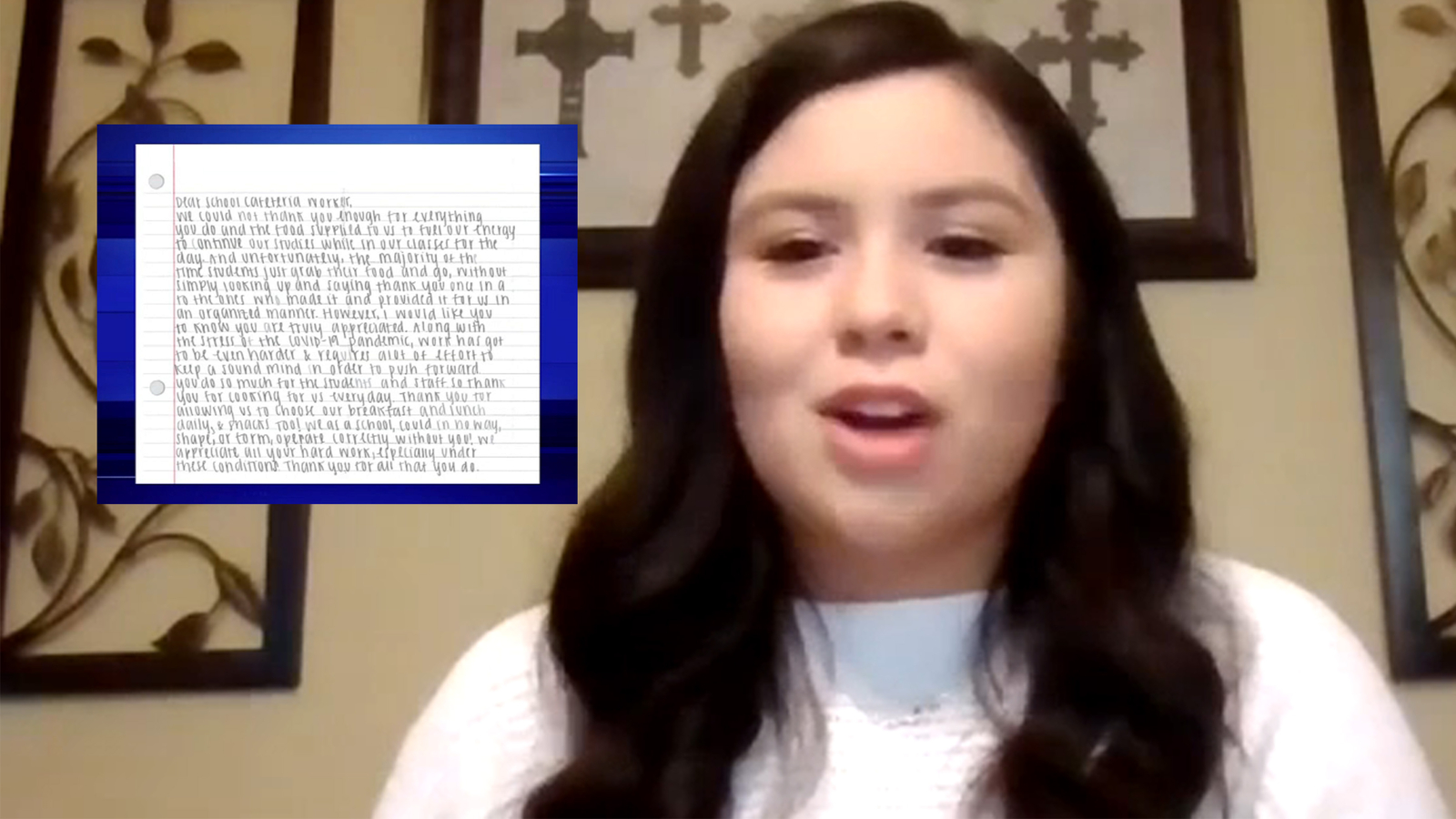 Pearland ISD student Nicole Rubio writes letters of appreciation to ...